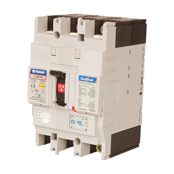 Terasaki TemBreak 2 MCCB 125 Frame 200kA 3P 100A Thermal Magnetic