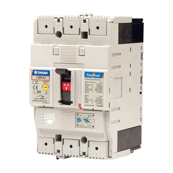 Terasaki TemBreak 2 MCCB 250 Frame 200kA 3P 250A Thermal Magnetic
