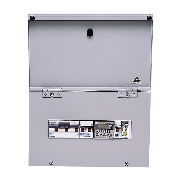 NHP DIN-T NLC Metal Loadcentre Door Lockable suits NLC24 Grey