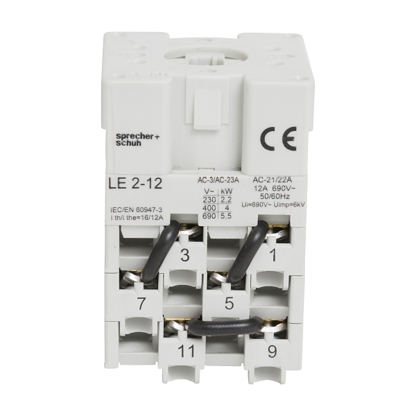 Sprecher and Schuh L2 Cam Switch Switch Body 1 Pole 3 Phase Ammeter 12A ...