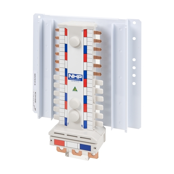 NHP POWERMAX MOD6 Busbar Chassis 250A 18 Way 3Pole Bottom Feed