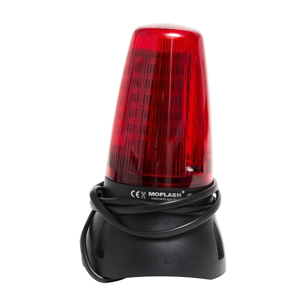 Moflash LED125 48 LEDS Steady or Flashing Mode IP65 115V AC Wall or ...