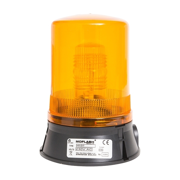 Moflash Xenon Beacons 24 Joules Flashing Mode IP65 115V AC Wall or ...