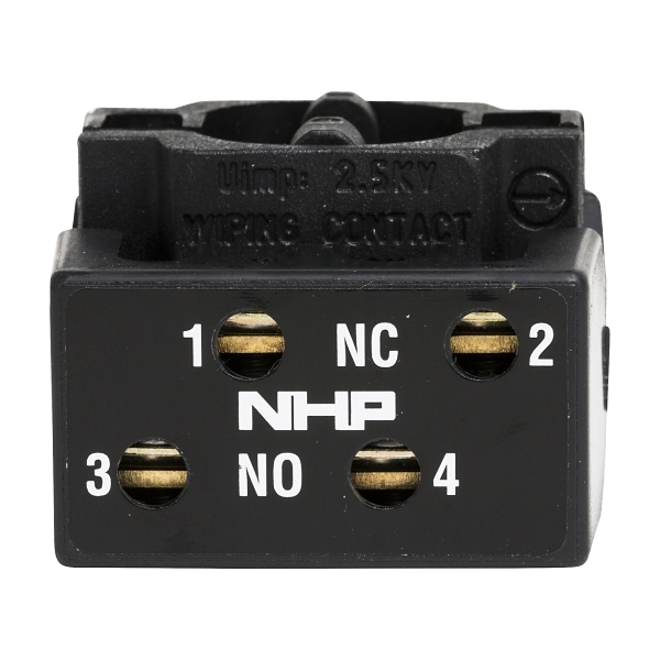 Austrol N100 Contact Block Base Mount 10A 240V 2 NO 2 NC Contacts Gold