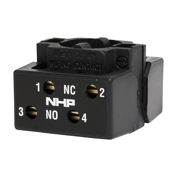 Austrol N100 Contact Block Base Mount 10A 240V 2 NO 2 NC Contacts Gold