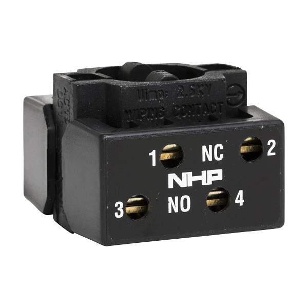 Austrol N100 Contact Block Base Mount 10A 240V 2 NO 2 NC Contacts Gold