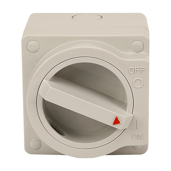 NHP NLINE Isolating Switch, Small IP 66 Plastic, 2 Pole 20A 250V AC