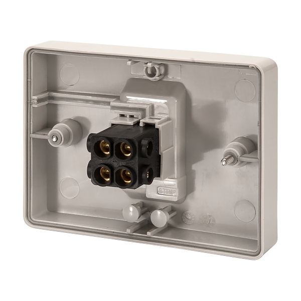 NHP NLINE Surface Switch, Large IP 66 Plastic, 1 Gang, 2 Pole 20A 250V AC