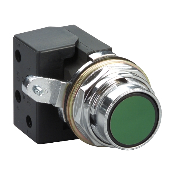 Austrol N100 Pushbutton 30.5mm Guarded Operators Green Insert 1 NO 1 NC ...