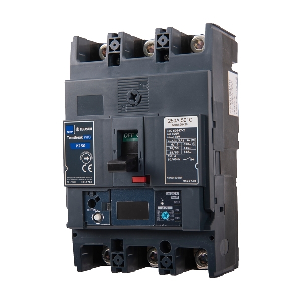 Terasaki TemBreak PRO MCCB 250 Frame 36kA 3P 250A Smart Electronic