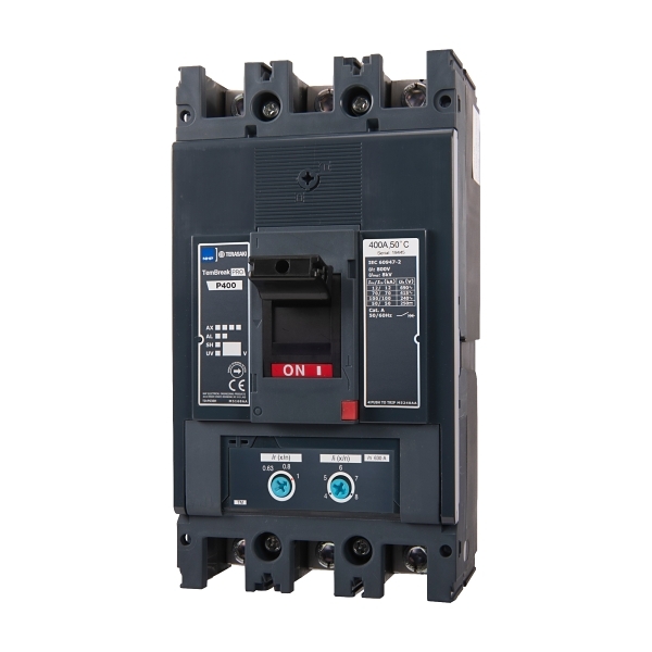 Terasaki TemBreak PRO MCCB 400 Frame 25kA 3P 400A Adj. Thermal Adj ...