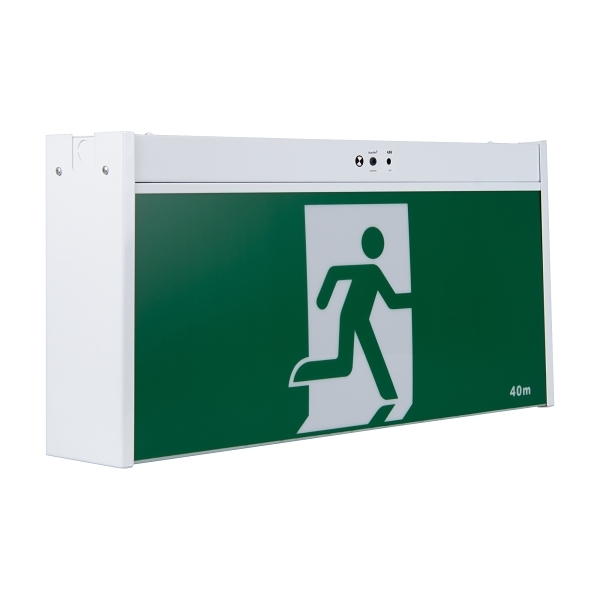 Stanilite Single Point Platinum Exit Lighting LED Jumbo Exit Ceiling ...