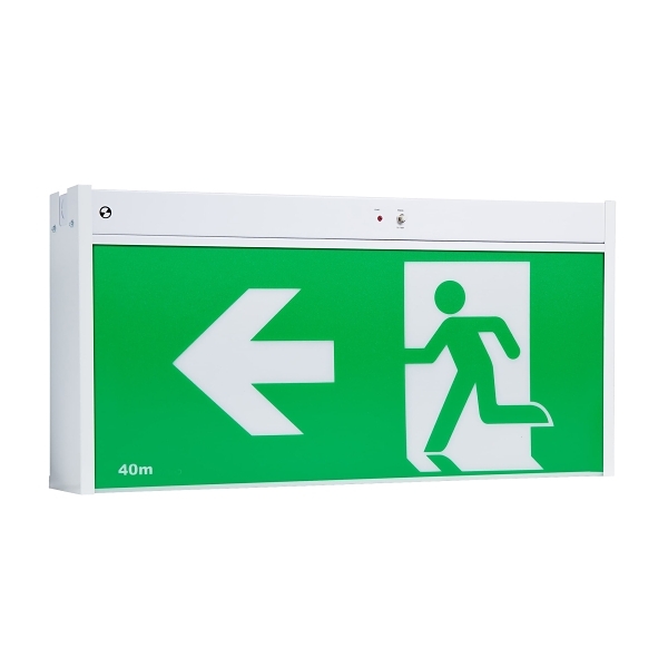 Stanilite Single Point Platinum Exit Lighting LED Jumbo Exit Ceiling ...