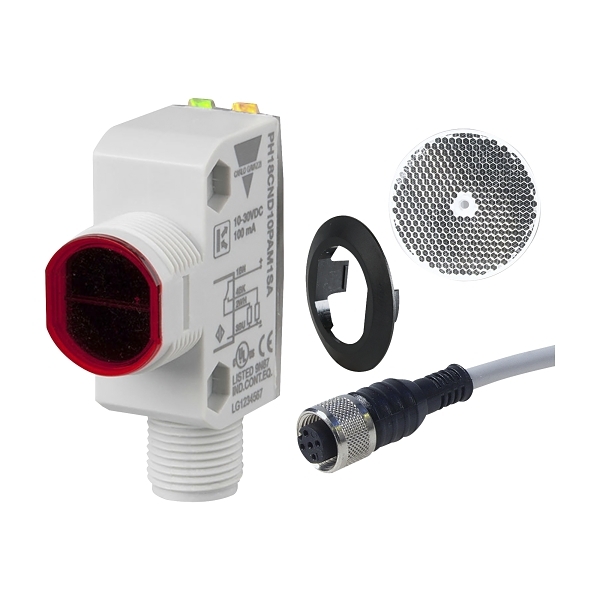 Carlo Gavazzi Photoelectric Sensor Polarised Retro Reflective Plastic ...