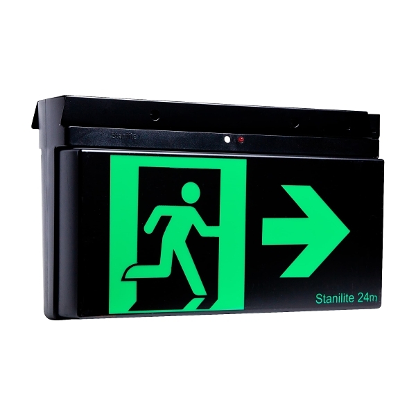 Stanilite Single Point Platinum Exit Lighting LED Quickfit Theatre Mask SS