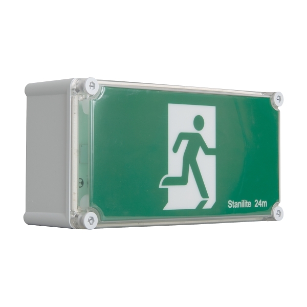 Stanilite Nexus RF Platinum Exit Lighting LED Weather Proof Pictograph