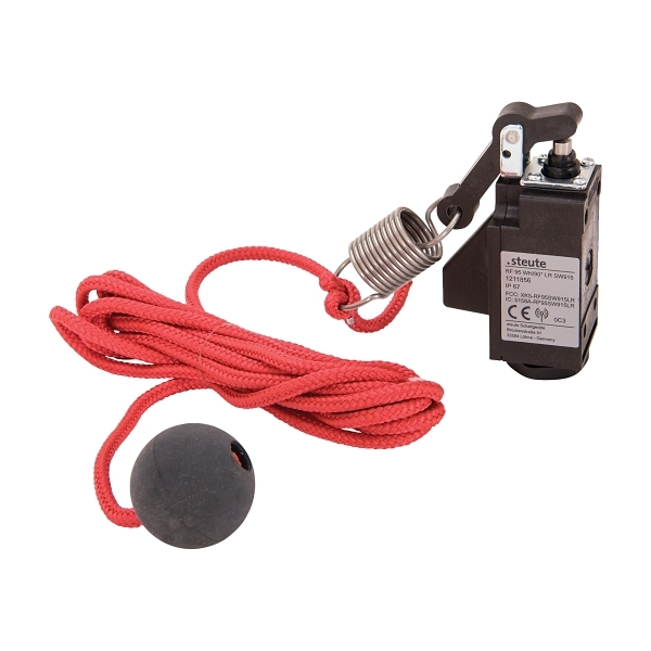 Steute Wireless Limit Switch Plastic Pullwire Rubber Ball Sensing Range ...