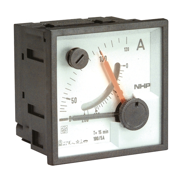 IME Analogue Comb Max Current Demand Ammeter 5A CT Connect Scale 0 to ...