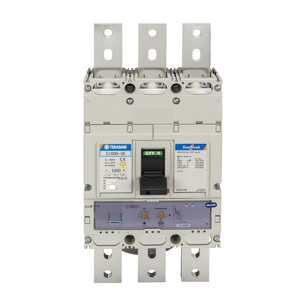 Terasaki TemBreak 2 MCCB 1000 Frame 50kA 3P 1000A Electronic