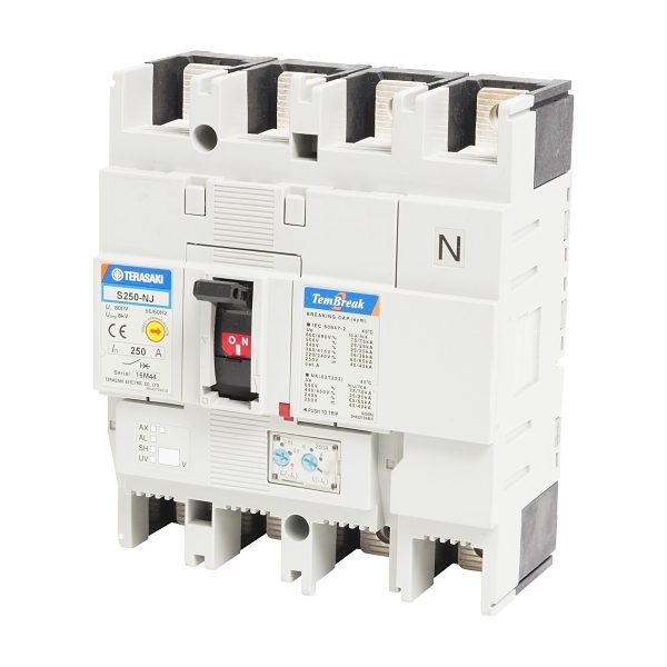 Terasaki TemBreak 2 MCCB 250 Frame 36kA 4P 250A