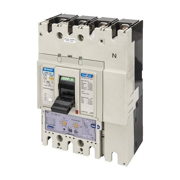 Terasaki TemBreak 2 MCCB 400 Frame 70kA 4P 400A with Ground Fault ...
