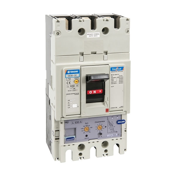 Terasaki TemBreak 2 MCCB 630 Frame 50kA 3P 630A Electronic