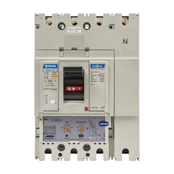 Terasaki TemBreak 2 MCCB 630 Frame 50kA 4P 630A Electronic