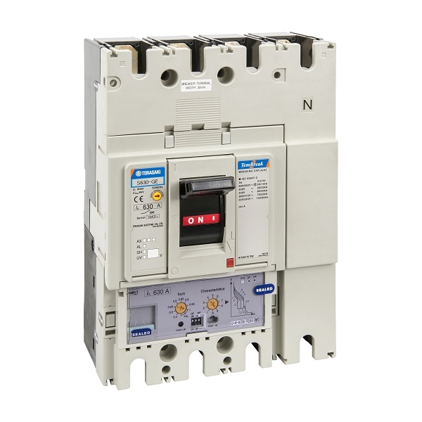 Terasaki TemBreak 2 MCCB 630 Frame 70kA 4P 630A Electronic