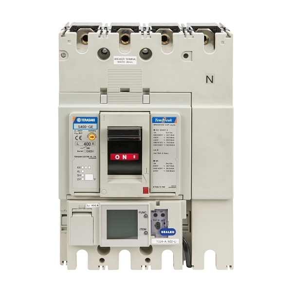 Terasaki TemBreak 2 MCCB 630 Frame 70kA 4P 630A Electronic X1L Amp ...