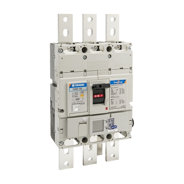 Terasaki TemBreak 2 MCCB 800 Frame 70kA 3P 800A Electronic X1L Amp ...