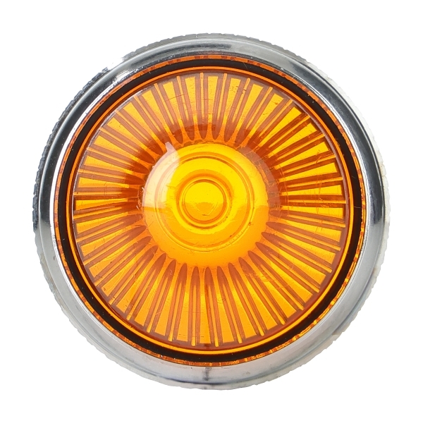Austrol N100 Pilot Light Lens Push to Test Amber Polycarbonate Beehive ...