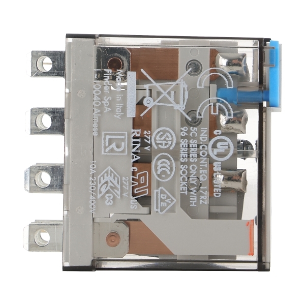 Finder 56 Series Miniature Power Relay 12A 4CO 12V DC Coil with PB plus ...