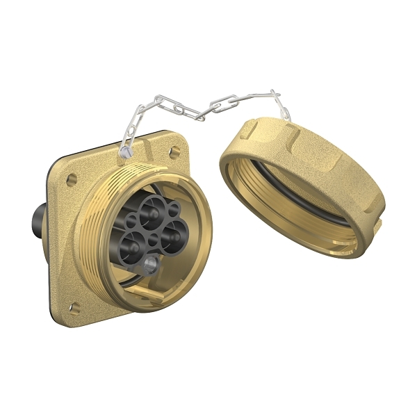 PROCONECT 3PV5 Socket Outlet, 3P+E+2p, 370A, suits 120mm2 cable w ...