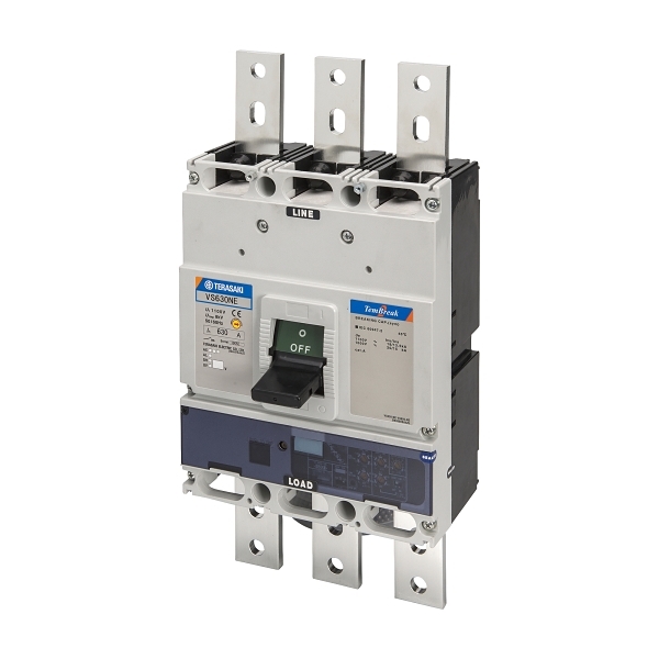 Terasaki TemBreak 1 MCCB 1000V AC 20kA 3Pole 630A Electronic with ...
