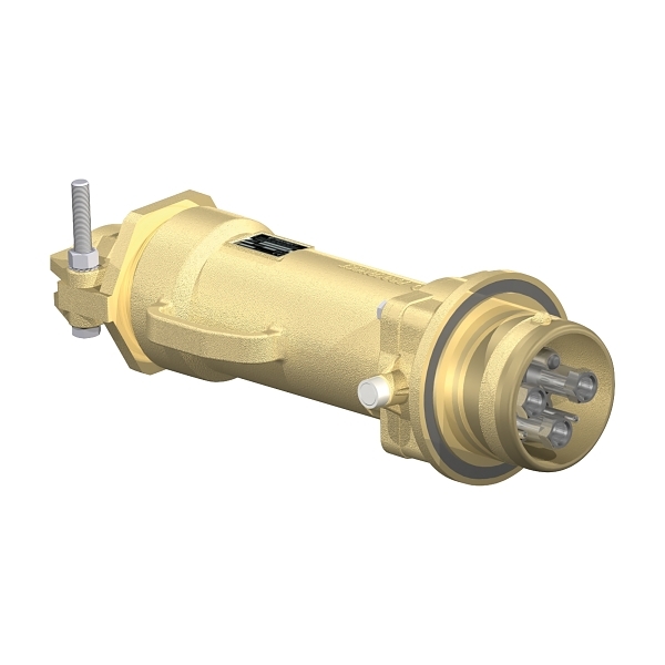 PROCONECT 3PX5 Plug - Straight, 3P+N+E+2p, 320A, suits 185mm2 cable, w ...