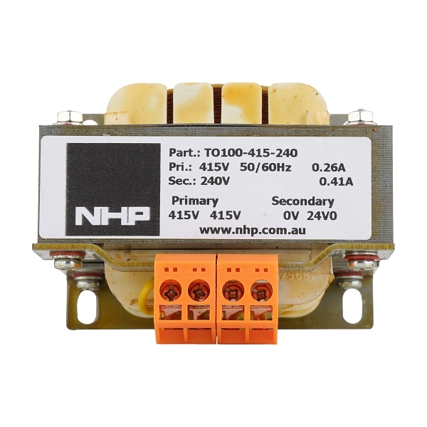 NHP Control Transformer 415V AC to 240V AC 100VA