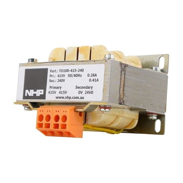 NHP Control Transformer 415V AC to 240V AC 100VA