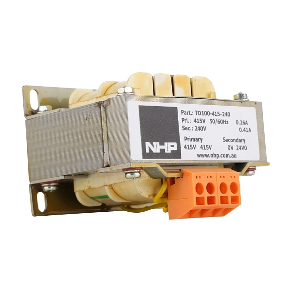 NHP Control Transformer 415V AC to 240V AC 100VA