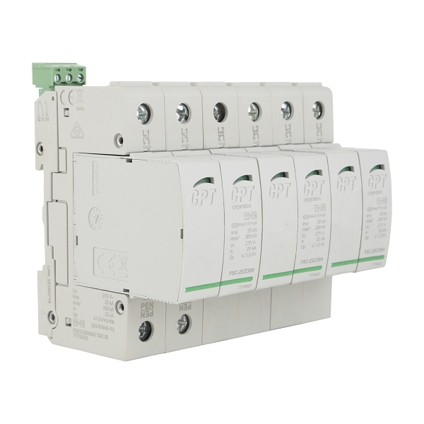 Cirprotec PSC Surge Protection Device Type 1 and 2 3 Phase L-L and L-N ...