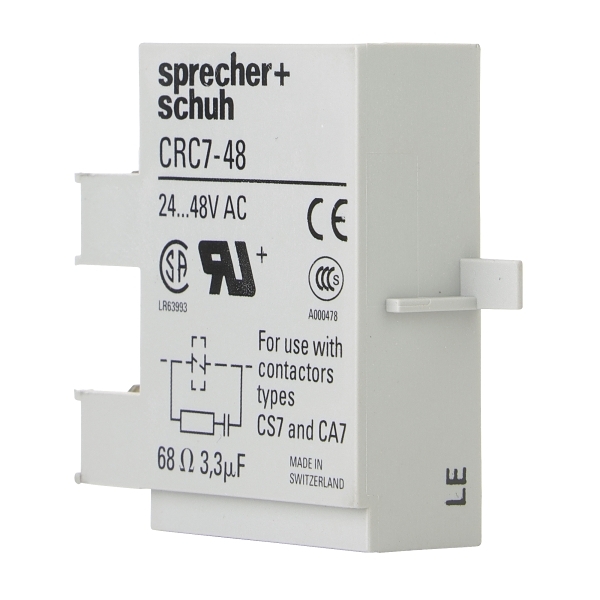 S&S CA7 Coil Suppressor RC Module 24 to 48VAC