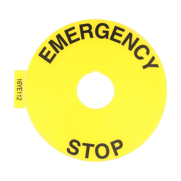 Sprecher and Schuh D7 Legend Plate 90mm Round Emergency Stop Self ...