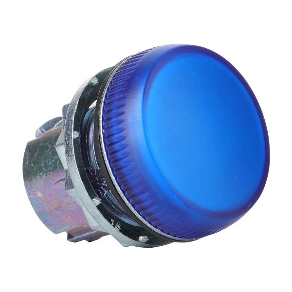 Sprecher and Schuh D7 Pilot Light 22.5 mm Head Only Round Metal Blue Lens