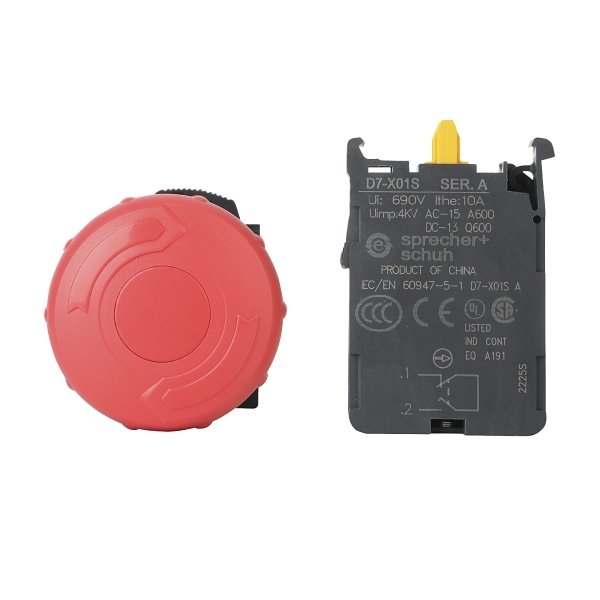 Sprecher and Schuh D7 E Stop 22.5mm Complete Plastic 2POS 40mm OPTR MOM ...