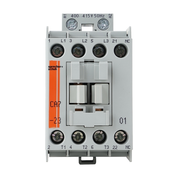 S&S CA7 Contactor 11kW 3Pole 415VAC Coil 1NC Contact Auxiliary
