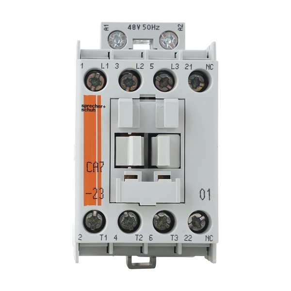 S&S CA7 Contactor 11kW 3Pole 48VAC Coil 1NC Contact Auxiliary