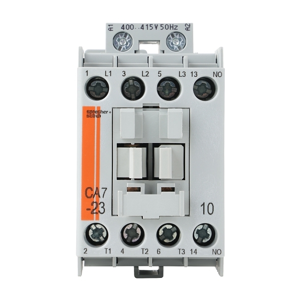 S&S CA7 Contactor 11kW 3Pole 415VAC Coil 1NO Contact Auxiliary