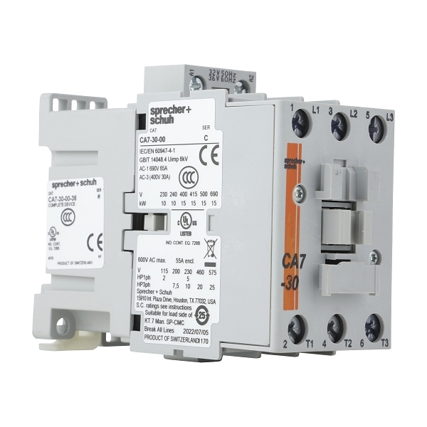 S&S CA7 Contactor 15kW 3Pole 32VAC Coil