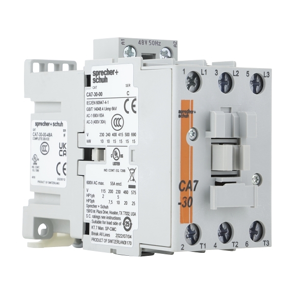 S&S CA7 Contactor 15kW 3Pole 48VAC Coil