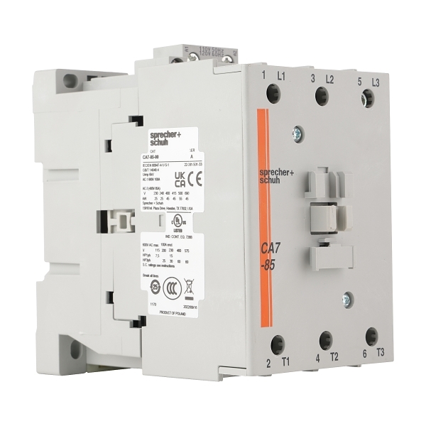 S&S CA7 Contactor 45kW 3Pole 110VAC Coil