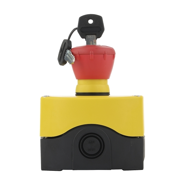 Sprecher and Schuh D7 Enclosed Emergency Stop 40mm Mush HD Key to ...